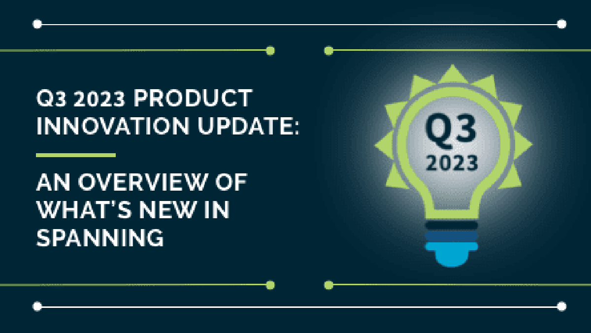 Spanning Q3 2023 Product Innovation Update I Spanning | Spanning