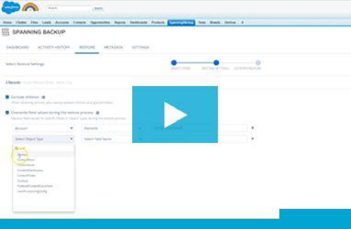 Spanning Backup for Salesforce: Overwrite Field Values | Spanning Spanning Backup for Salesforce: Overwrite Field Values | Spanning