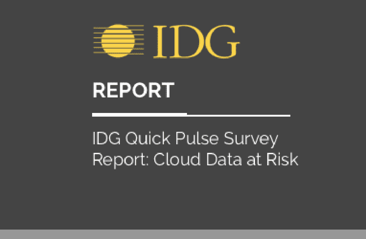 IDG Quick Pulse Survey Report: Cloud Data at Risk | Spanning